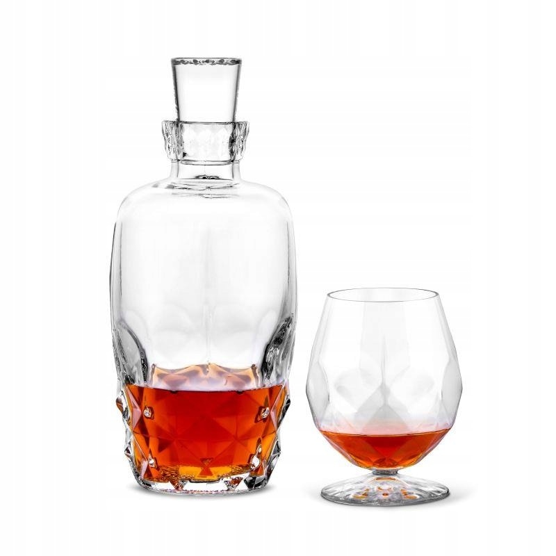 Set pentru coniac, BOHEMIA, Cristal, Transparent - eMAG.ro