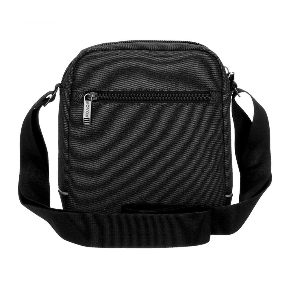 Geanta umar barbati Movom Trimmed, neagra, 17x22x6 cm - eMAG.ro