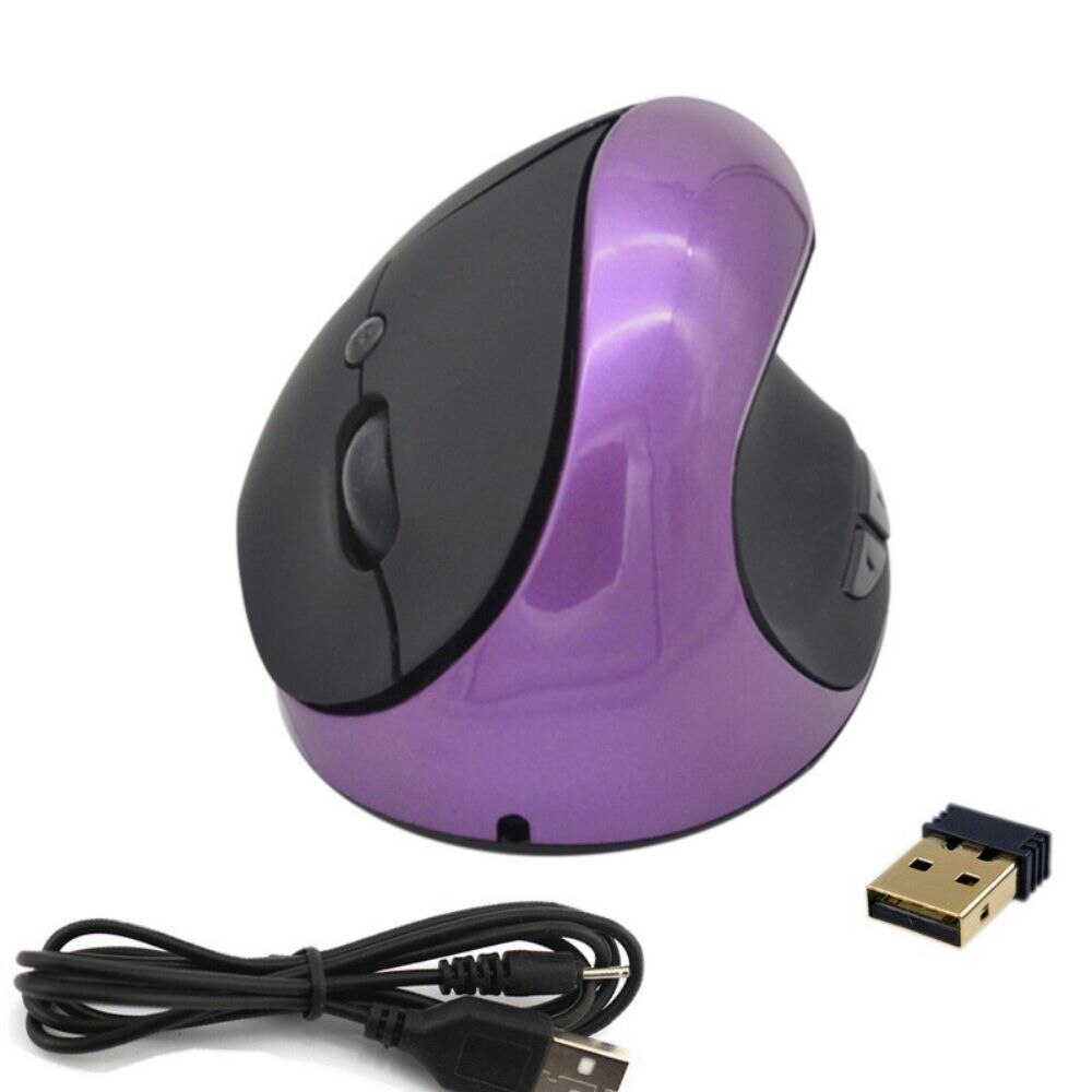 Mouse optic vertical, Design ergonomic, Wireless, Incarcare prin USB ...
