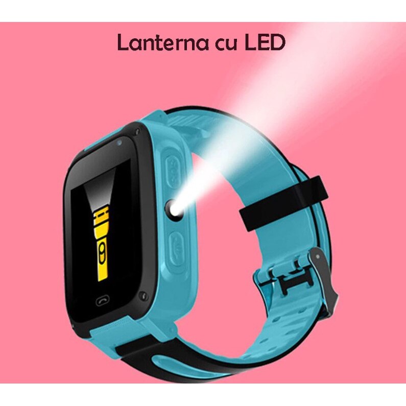 Bratara inteligenta pentru copii, ecran color HD, apeluri, locatie ...