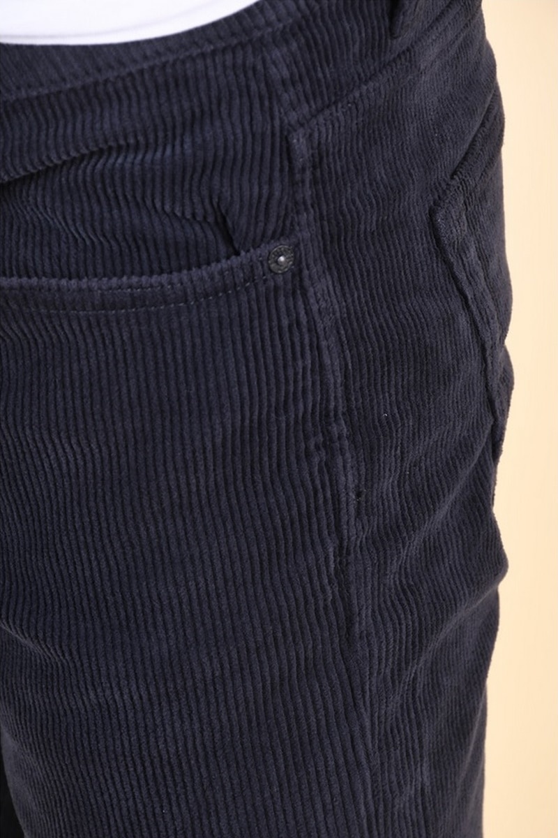 Pantaloni barbati raiat gros, Bleumarin, Only&Sons, Marimea M 32 EU ...
