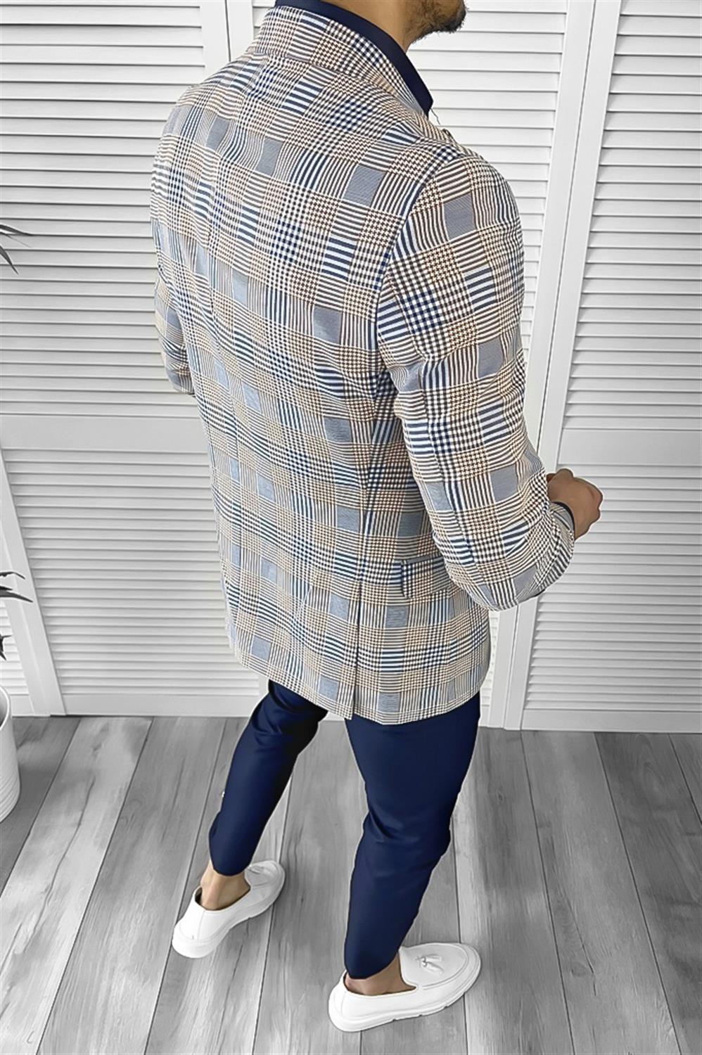 Sacou barbati, deHaine, elegant, 732, gri, 48 EU - eMAG.ro