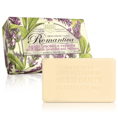 Sapun natural, Nesti Dante Romantica, lavanda si verbina, 250 gr - eMAG.ro