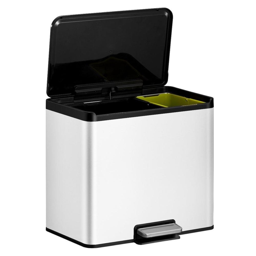 Cos de gunoi cu pedala EKO, Essential, capacitate 20 l si 9 l, 2 ...