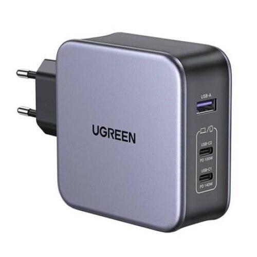 Ugreen Cd289 2x Usb C 1x Usb A Gan Hálózati Töltő 140w Usb C Kábel