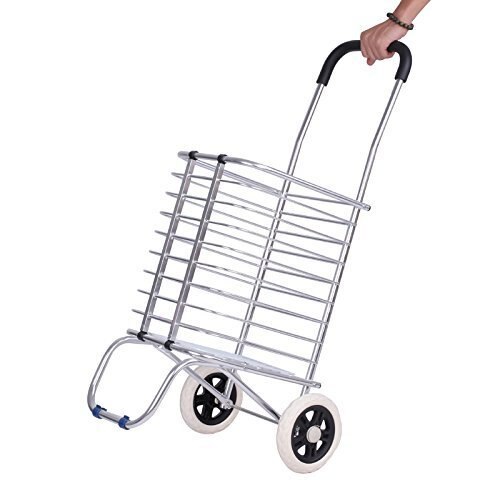 Carucior Portabil si Pliabil Bigshot, cu 2 Roti, Maxim 65 Kg, Maner ...