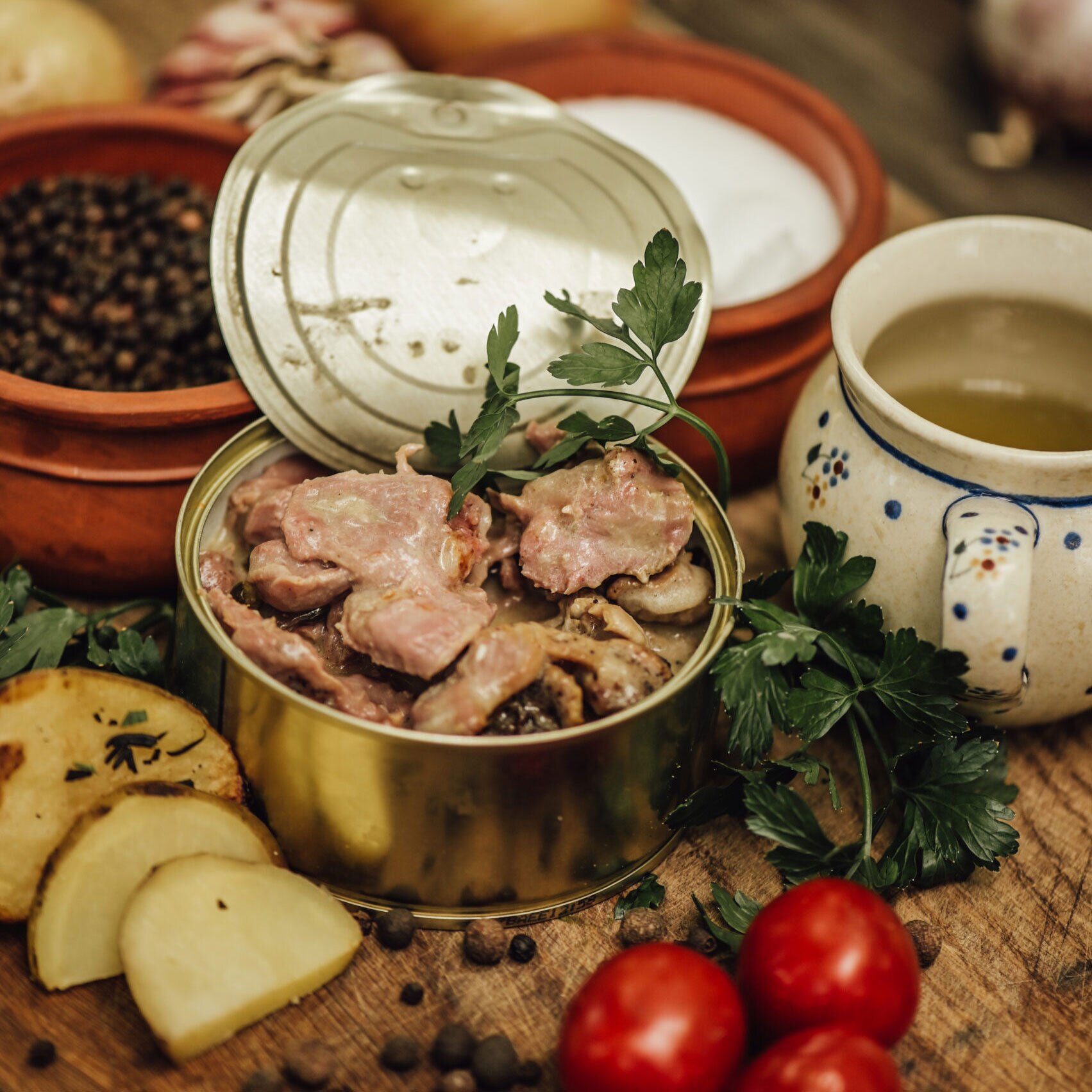 Conserva de pui, Iron Chef, 280 g, Portocaliu - eMAG.ro