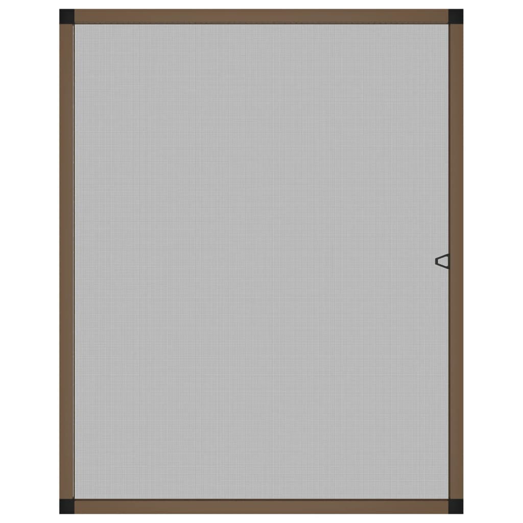 Plasa insecte pentru ferestre vidaXL, maro, 80x100 cm - eMAG.ro