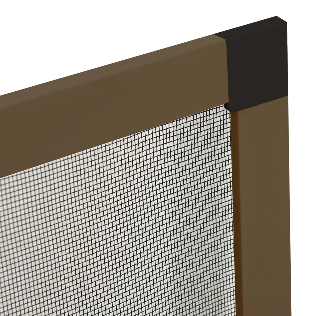 Plasa insecte pentru ferestre vidaXL, maro, 80x100 cm - eMAG.ro