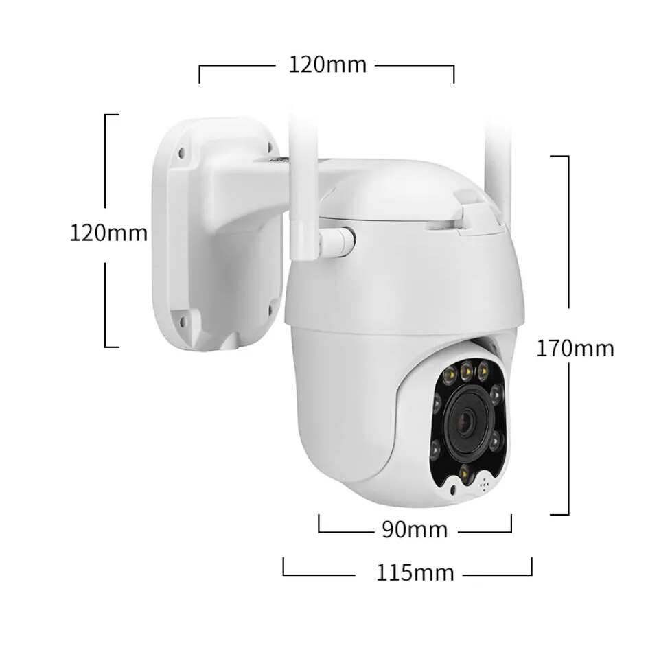 Camera de Supraveghere Profesionala 4G TSS-C11, 4MP, Night Vision, 10X ...