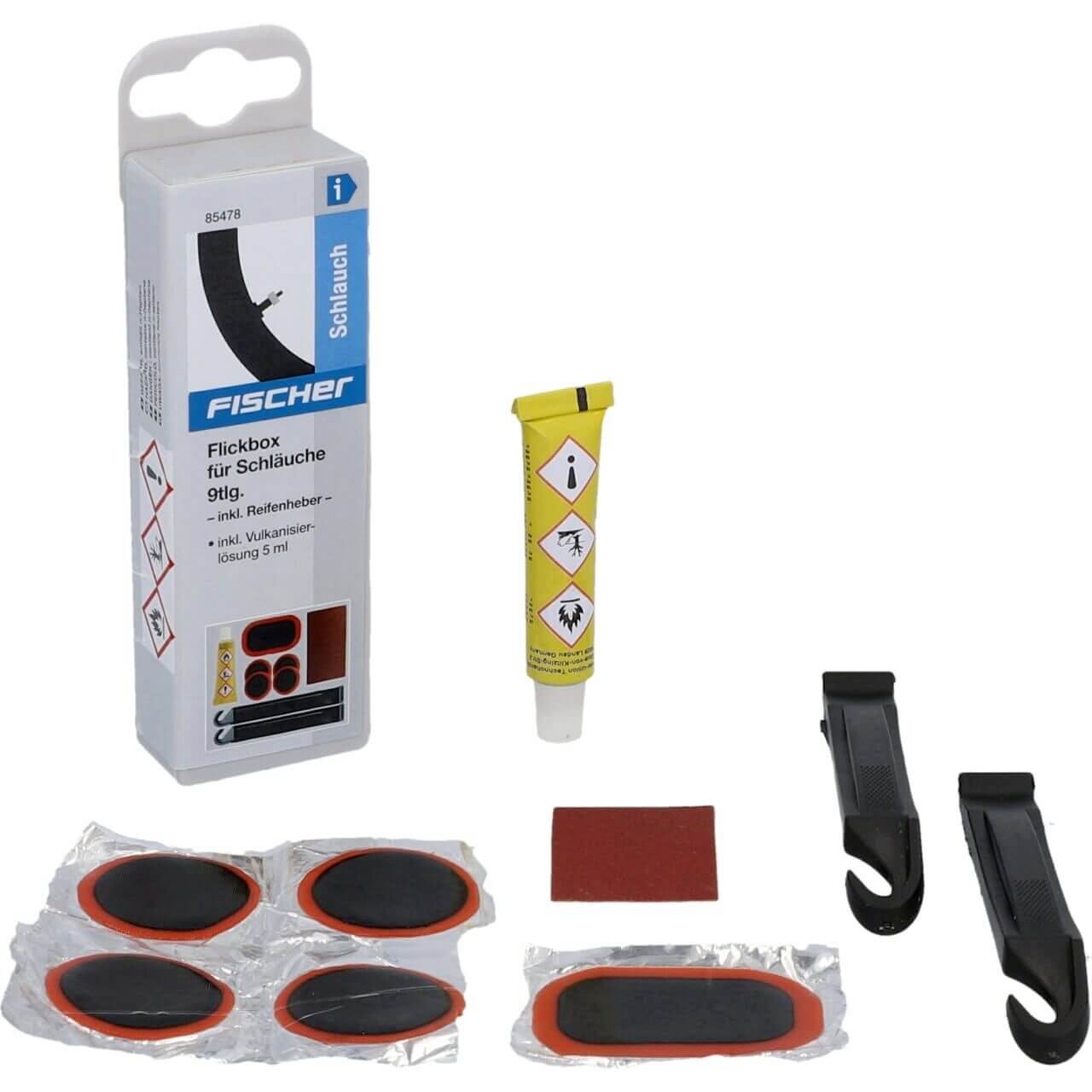 Kit pentru vulcanizare anvelope biciclete, Flickbox, Fischer, cu ...