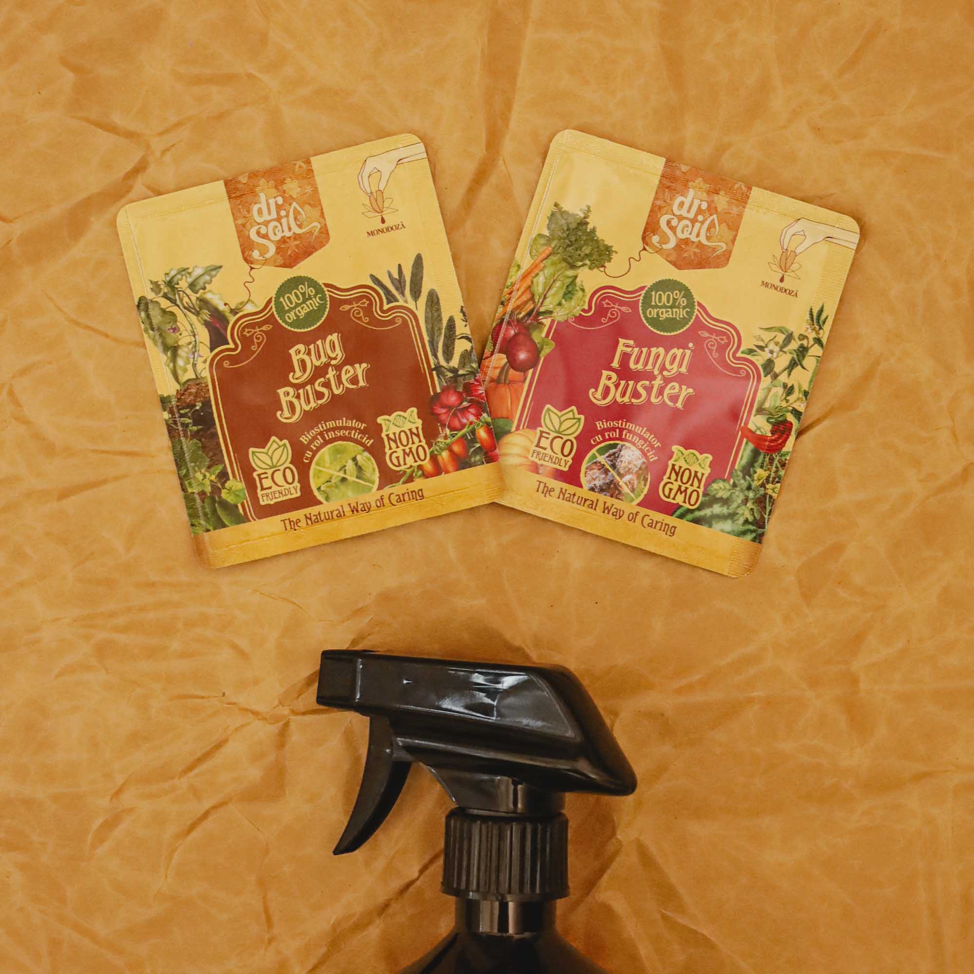 Set doi biostimulatori pentru protectia naturala a plantelor Dr.Soil cu ...