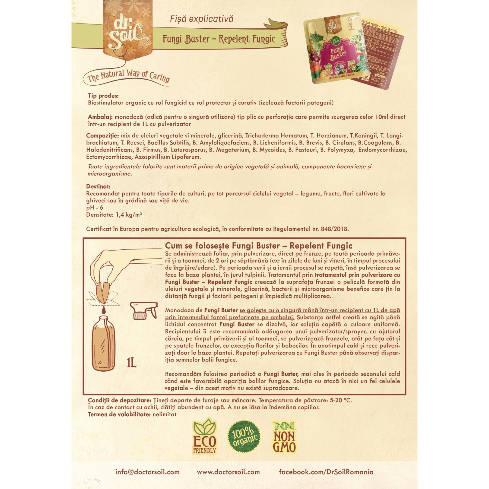 Set doi biostimulatori pentru protectia naturala a plantelor Dr.Soil cu ...