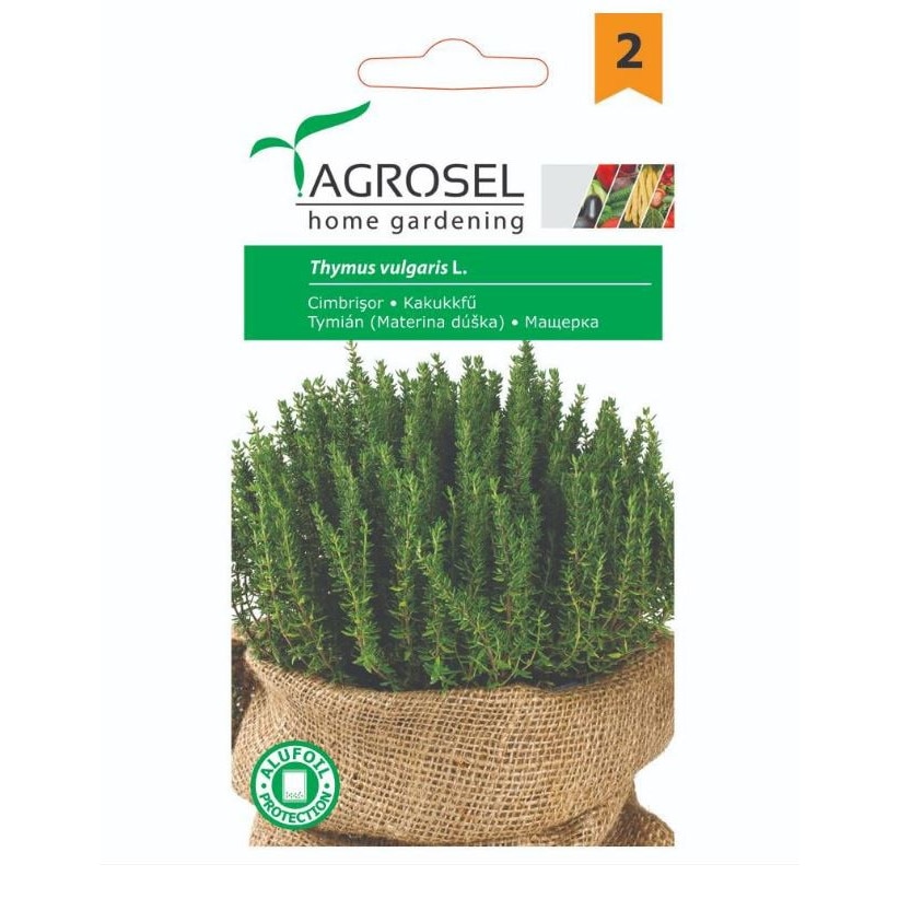 Pachet Biodiversitate Gazon Rustic 1kg, Busuioc 1g, Cimbrisor 0.5g ...