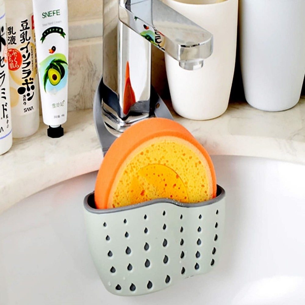 Set 2 Suporturi burete de vase, Ronyes®, 15 x 5 x 20 cm, Verde - eMAG.ro