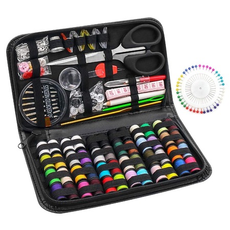 Set 172 articole cusut, Darklove, Cu geanta depozitare, Accesorii de ...