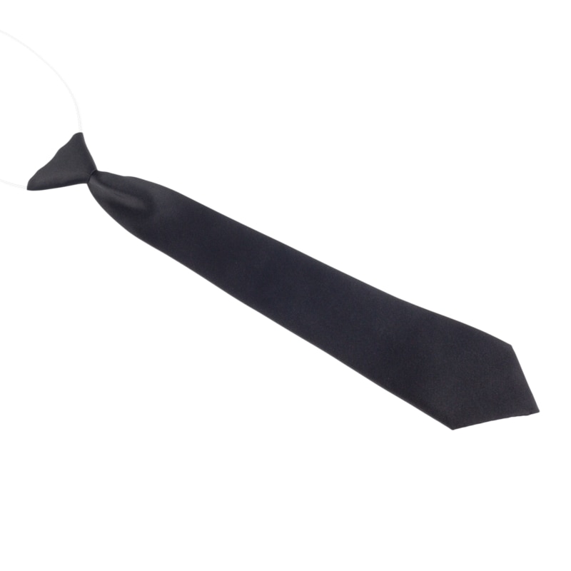 Cravata pentru copii, Unisex, Negru, Aleszale, KRW-KID-1, 30 cm - eMAG.ro
