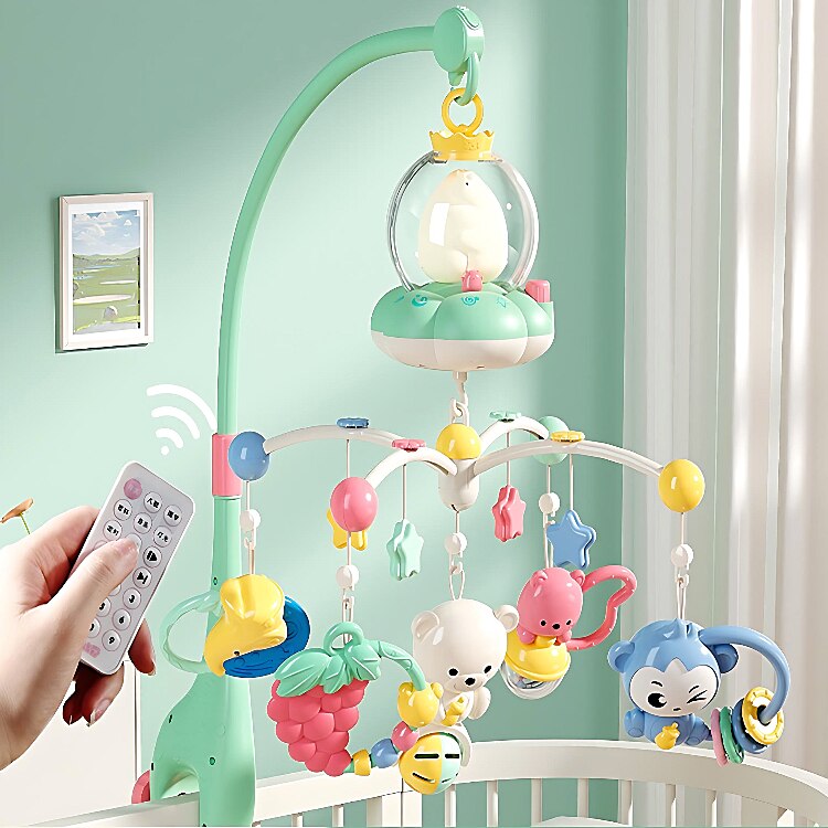 Carusel patut interactiv multifunctional, rotire 360°, efecte luminoase ...