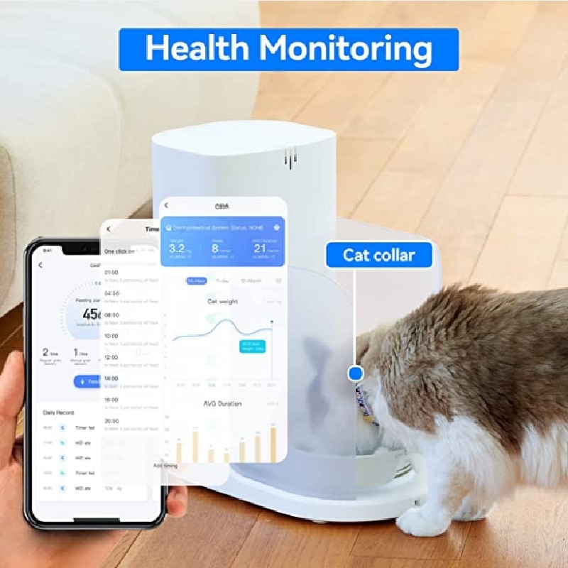 CatLink ONE intelligens ételadagoló háziállatok számára, 3,5 literes ...