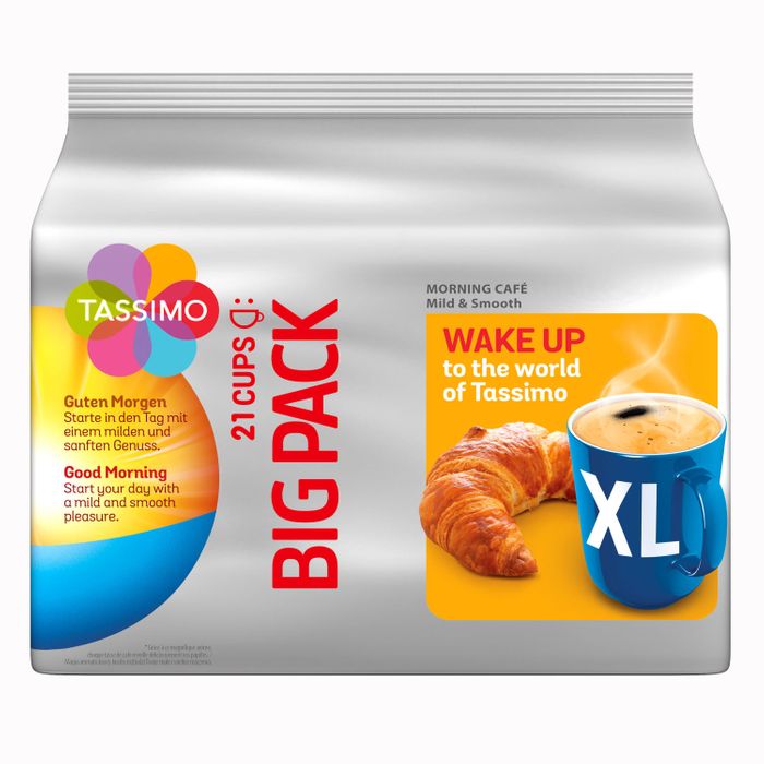 Set 5 x Capsule cafea, Jacobs Tassimo Morning Café Mild&Smooth XL pack ...