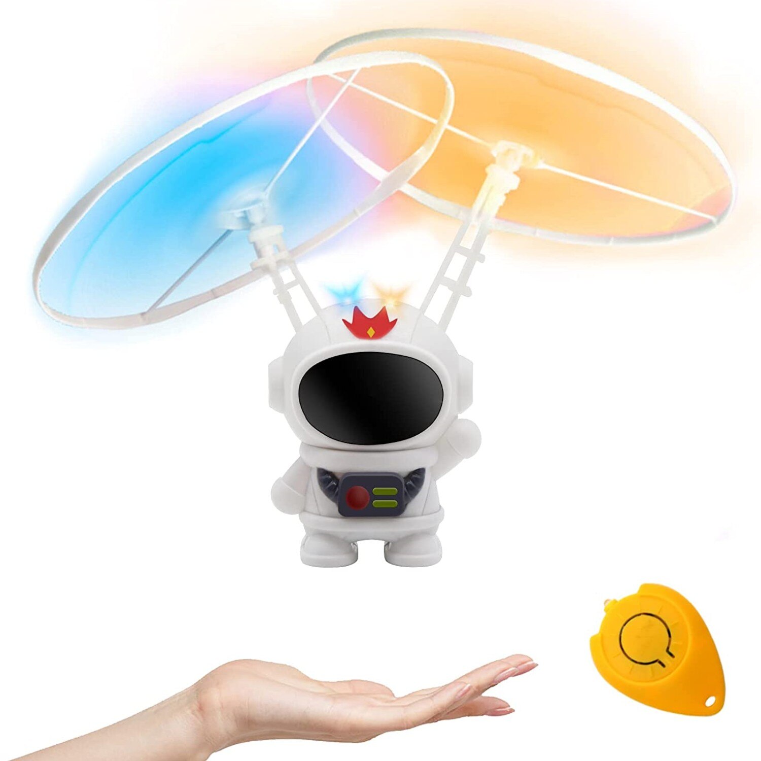 Jucarie elicopter cu robot zburator pentru copii, Ronyes®, Plastic, 4 ...