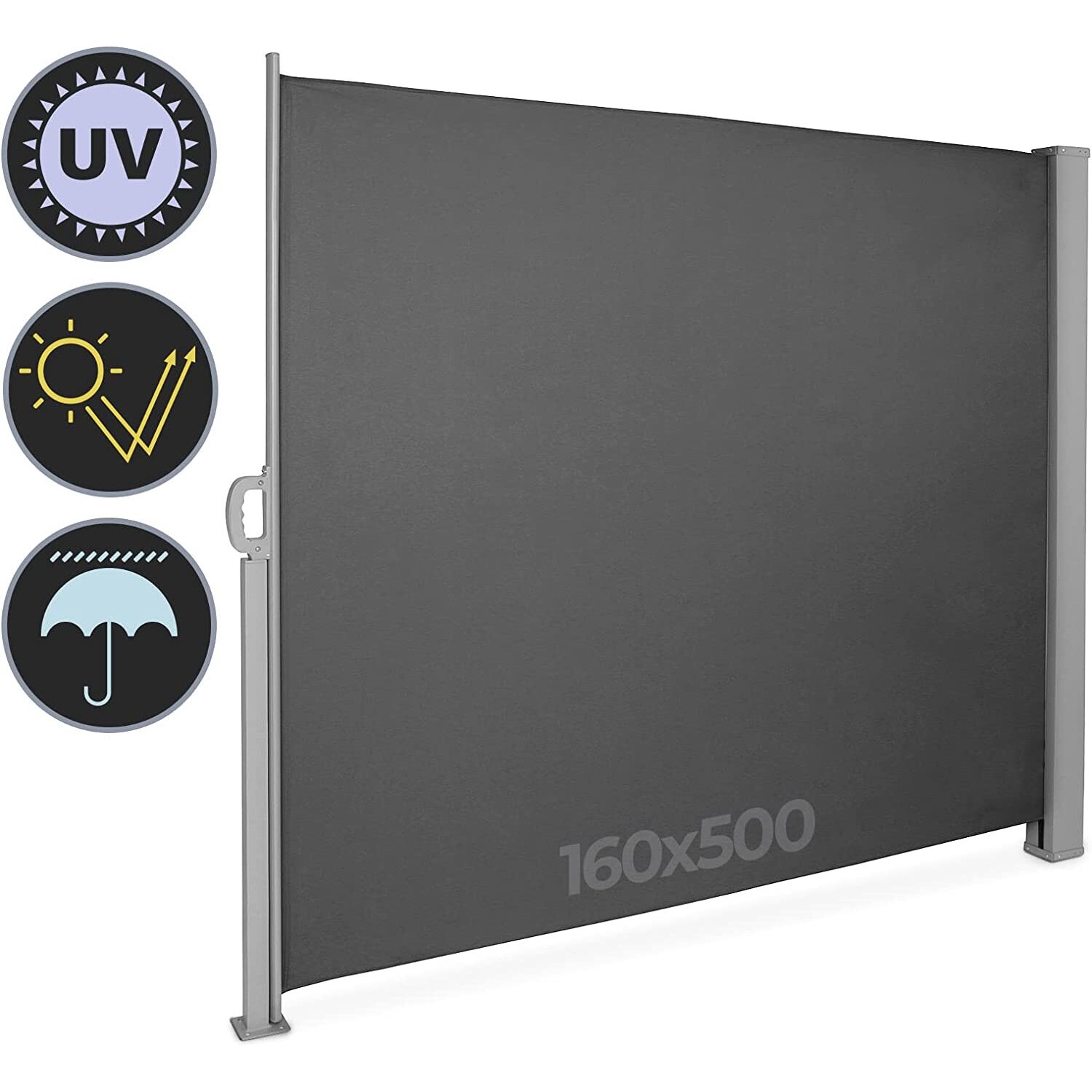 Copertina laterala, pentru balcon/gradina/terasa, protectie UV 50 ...