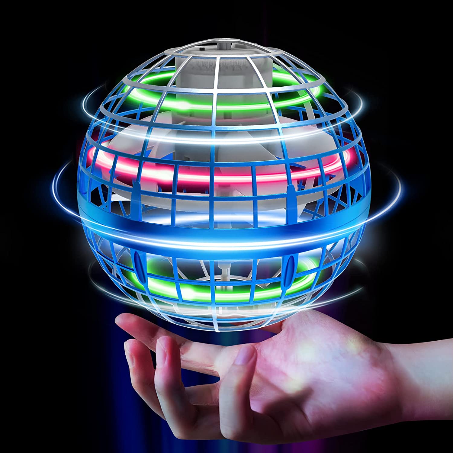 Мини дрон Cosmic Globe Spinner, Пластмасов, 6 години+, Многоцветен ...