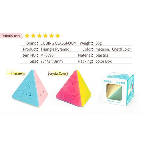 Cub Rubik Magic Cube MoYu Mota Pyramid, Pentru Incepatori, MF8898 ...