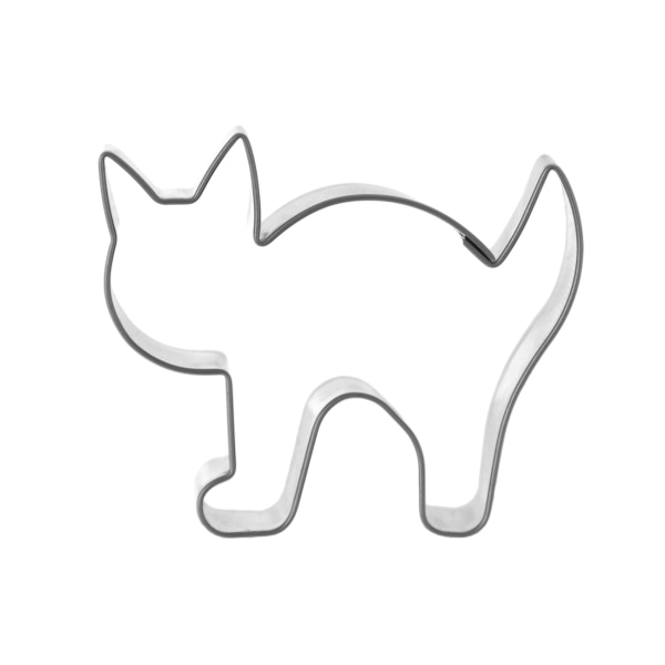 Forma cutter biscuiti, 6x5 cm, inox, Pisica, Orion - eMAG.ro