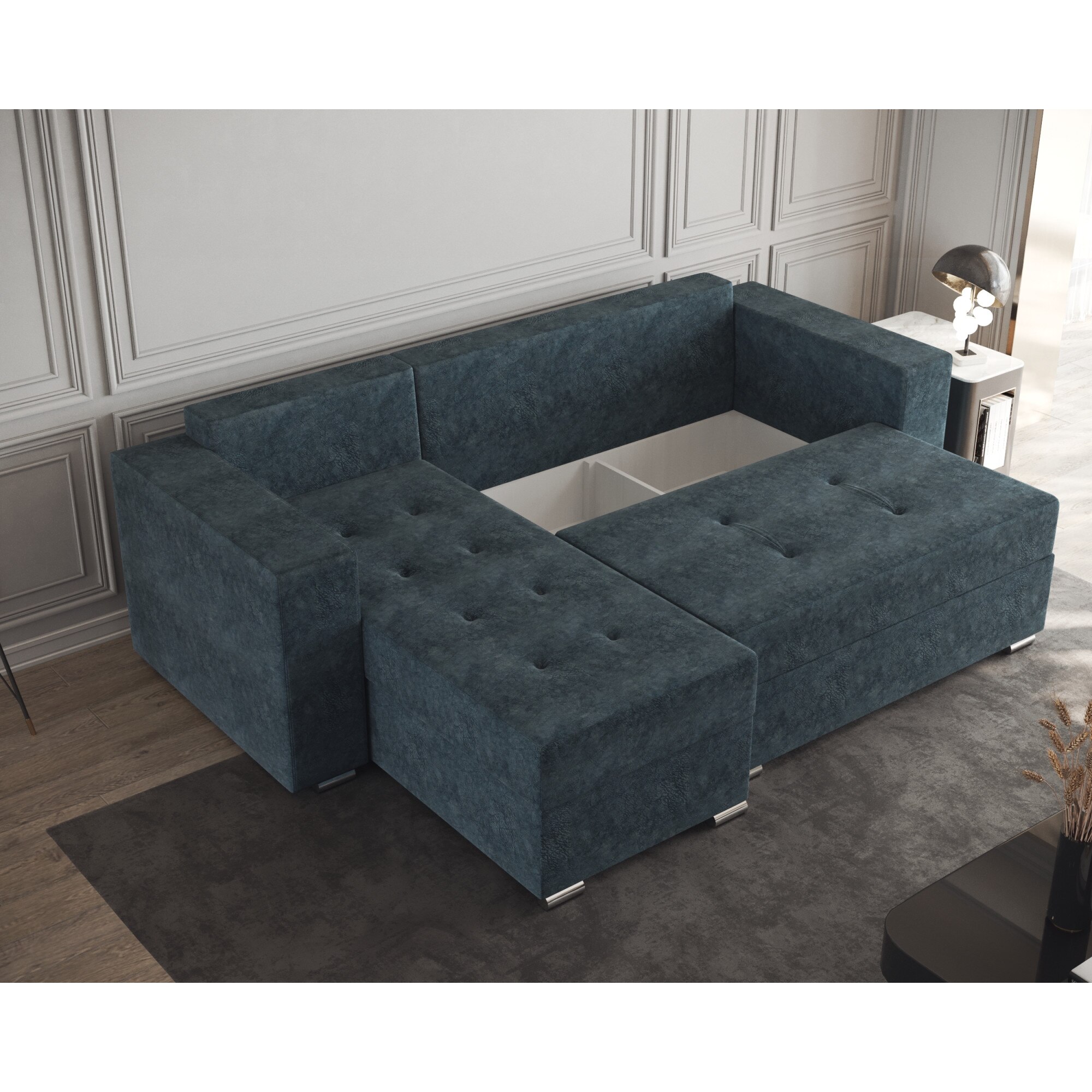 Coltar EVA mic, Cod 140 Turcoaz, 265 x 165 cm - eMAG.ro