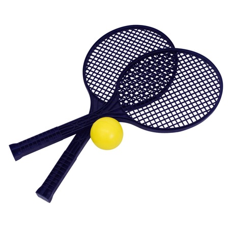 Set Soft tenis, badminton, 2 rachete si 1 minge - eMAG.ro