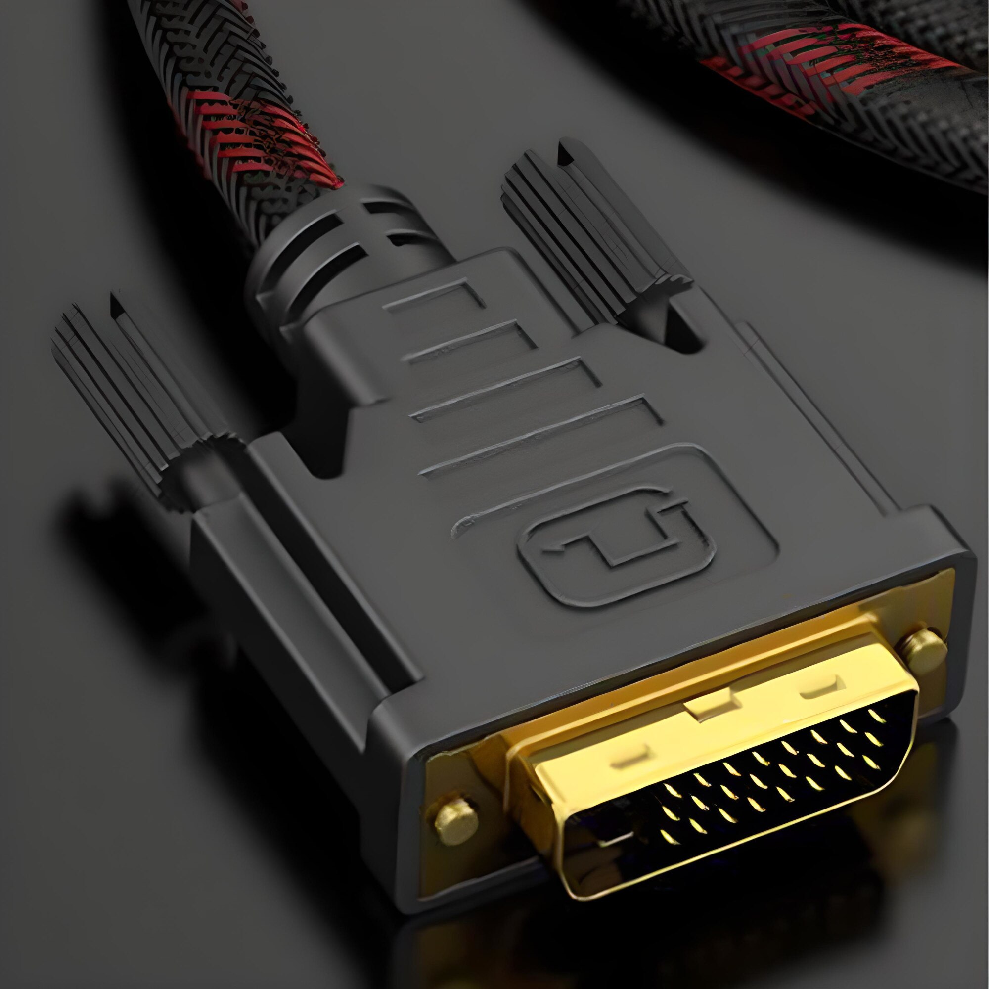 Cablu DVI-D Dual Link (24+1) tata la DVI-D Dual Link (24+1) tata, 1,4m, Contacte Aurite, Negru ...