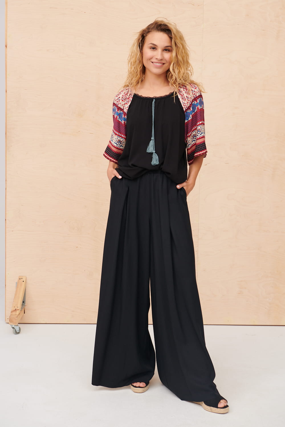 Bluza dama, Blue Shadow, Viscoza, Multicolor, 34 EU - eMAG.ro