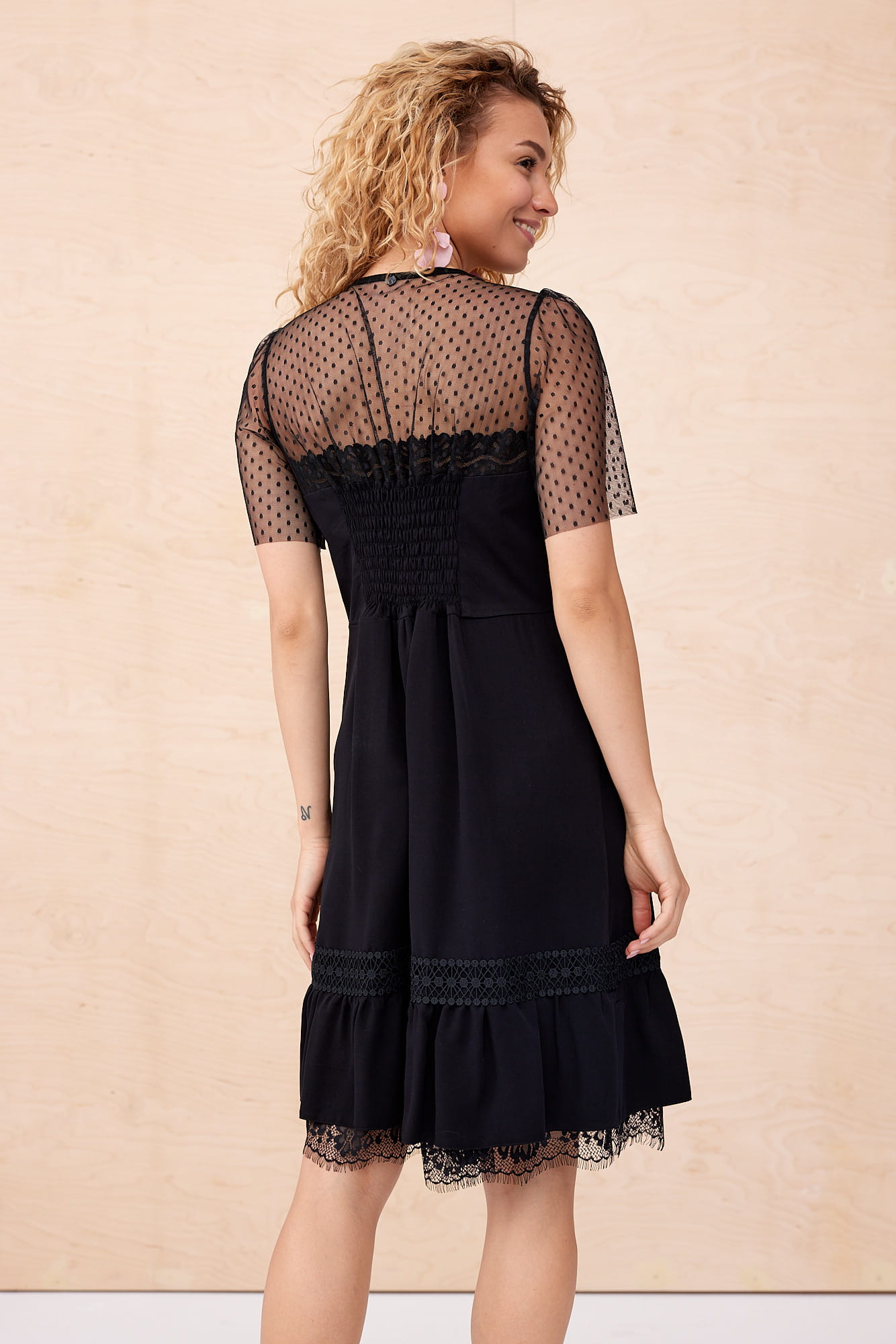 Rochie dama, Blue Shadow, Viscoza, Negru, 36 - eMAG.ro