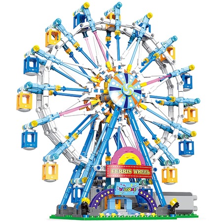 Set constructie copii, Walalla, 6 ani+, 879 bucati, Multicolor - eMAG.ro
