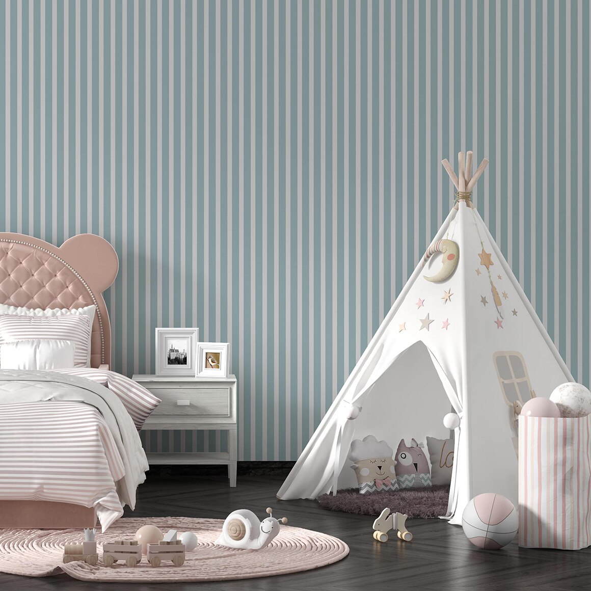 Panou riflaj 3D acustic, lemn MDF Unicolor, Lameo, Gri scandinav, 275 x ...