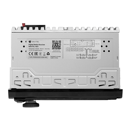 Navitel RD5 autós lejátszó, 1DIN 4x50 watt, Bluetooth 4.0 A2DP-vel, HFP ...