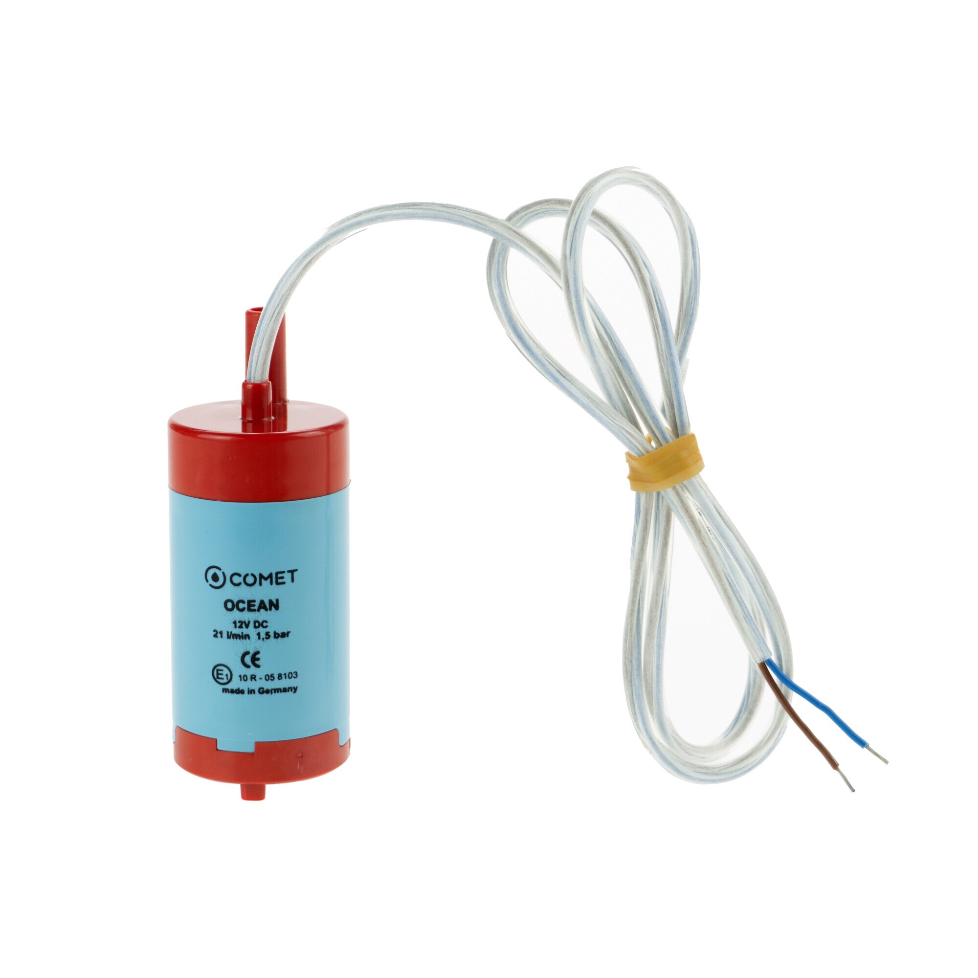 Pompa apa camping, Comet, 12V, 21L/min, 1.5 bar, Rosu/Albastru - eMAG.ro