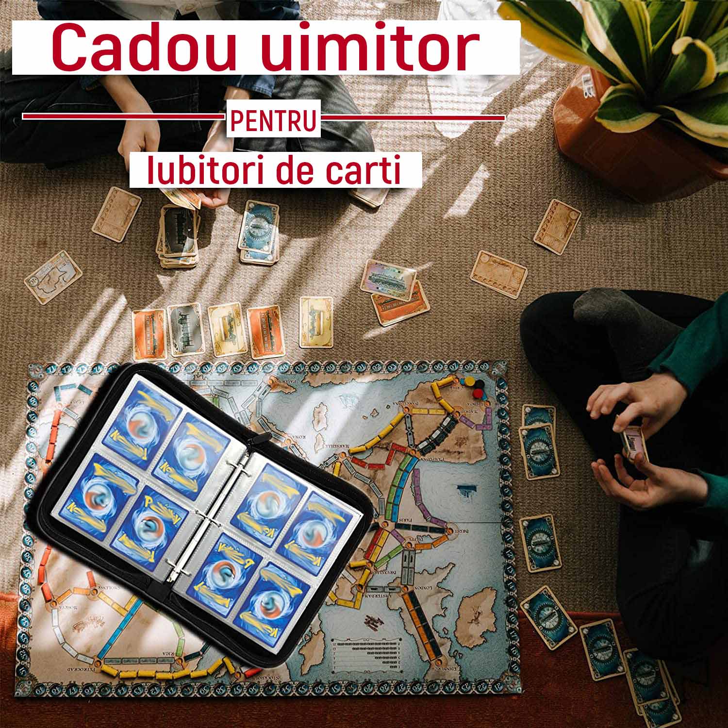 Album colectionare carti Pokemon, contine pana la 400 de carti cu 50 de ...