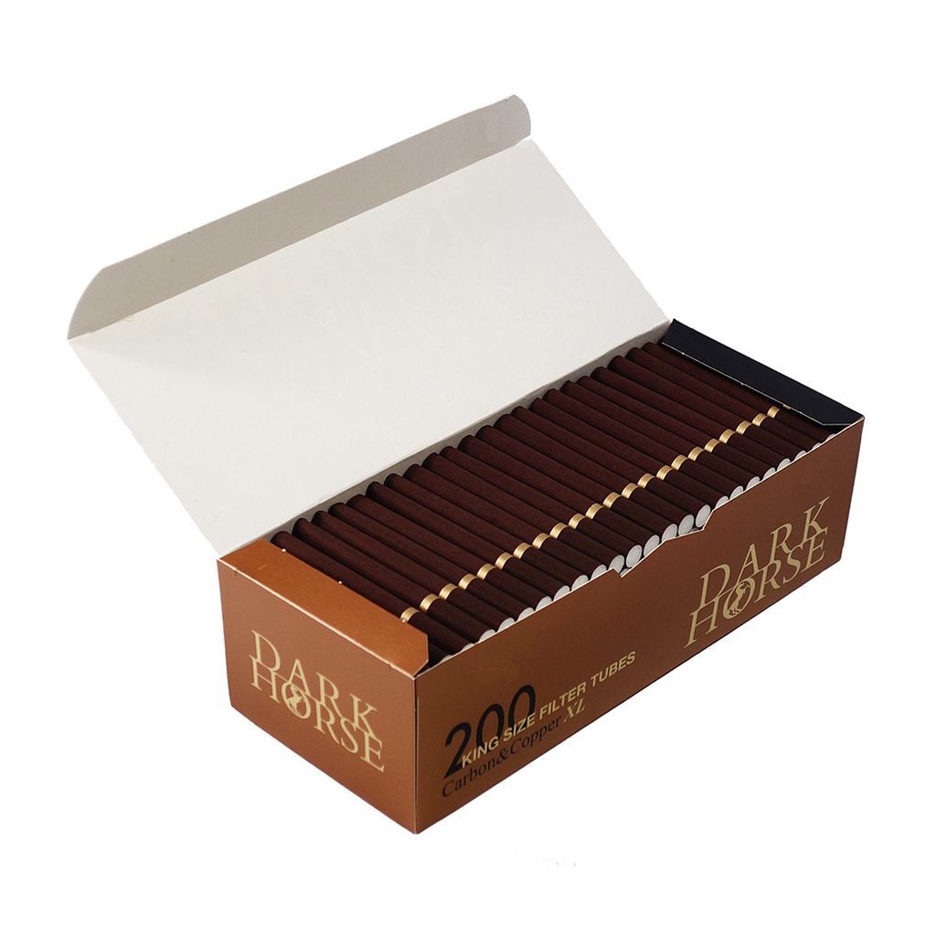 Set 10 Cutii Tuburi tigari, Dark Horse, 200 bucati, Maro - eMAG.ro