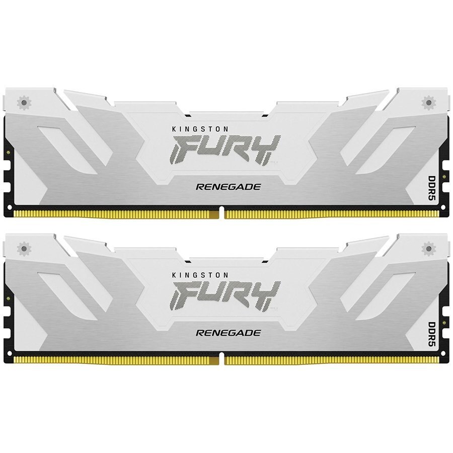 Оперативна памет Kingston Fury Renegade White RGB 32GB(2x16GB) DDR5 6400MHz CL32 KF564C32RWAK2 ...