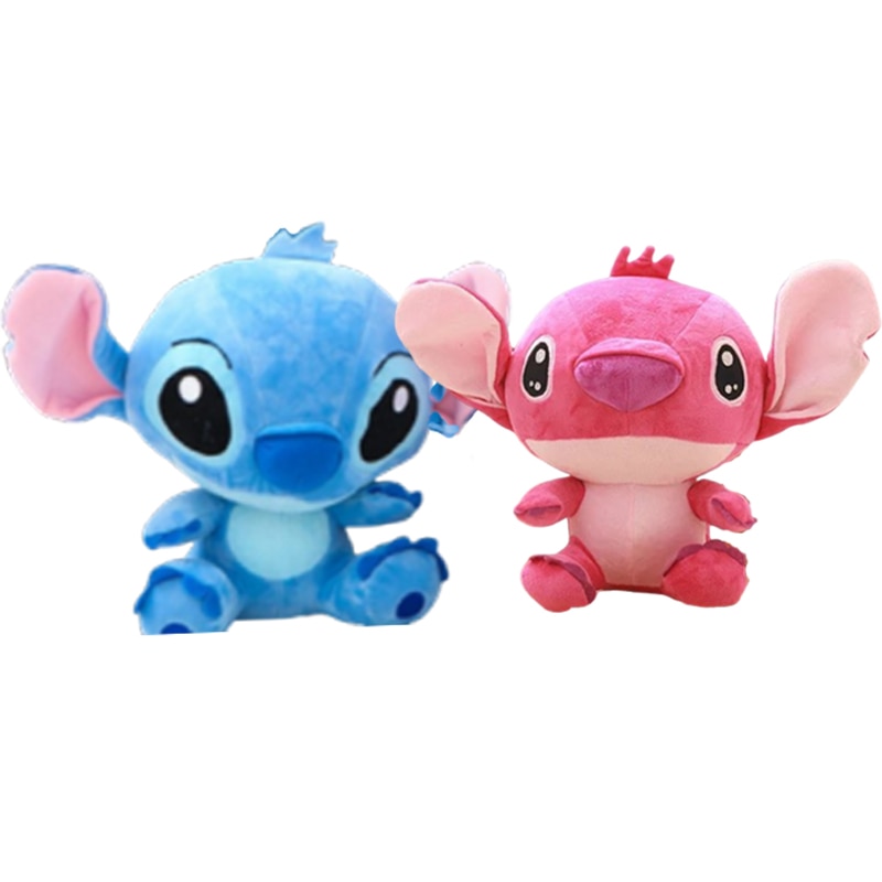 Set 2 juacrii plus, Lilo/Stitch, 28cm, Albastru/Roz - eMAG.ro