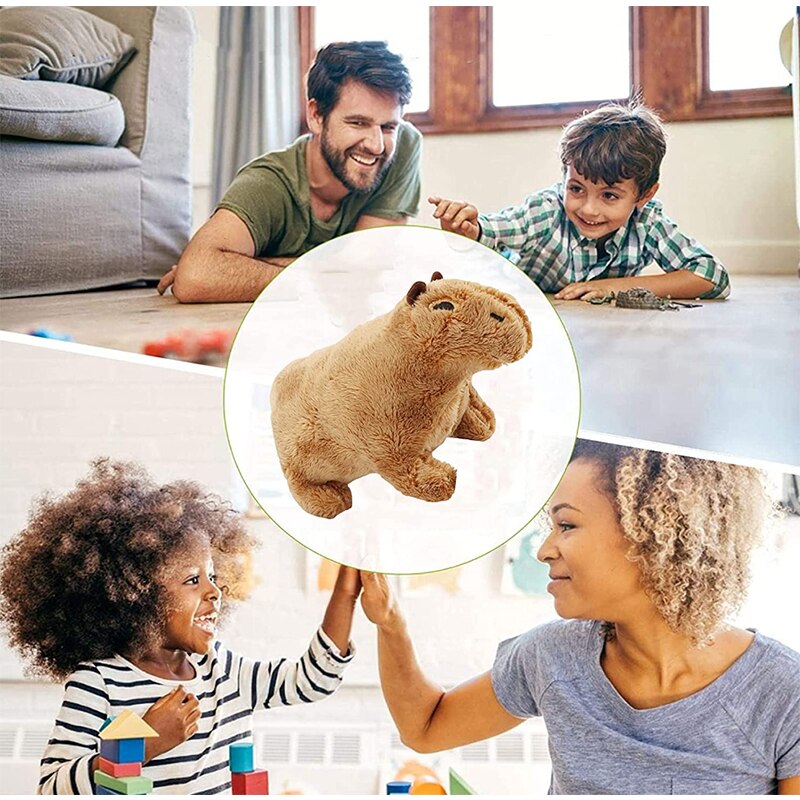 Jucarie de plus, Capybara, 18cm, Maro - eMAG.ro