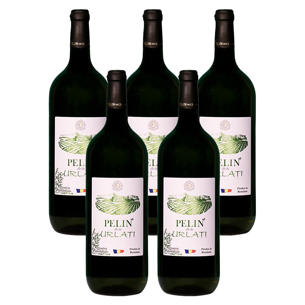 Set 5 x Vin Alb Pelin De Urlati Demisec, 1.5 l - eMAG.ro