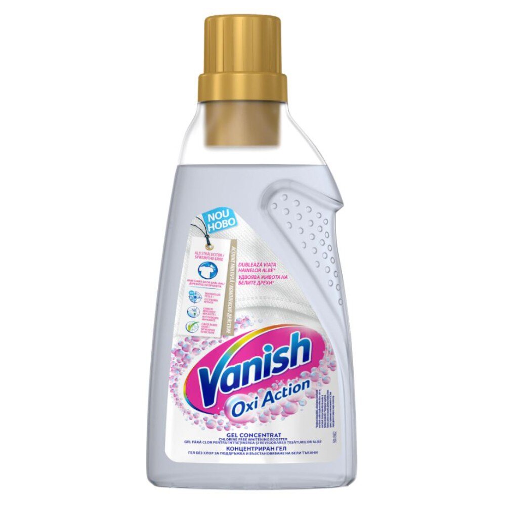 Гел за премахване на петна Vanish Oxi White 500 Ml Emag Bg
