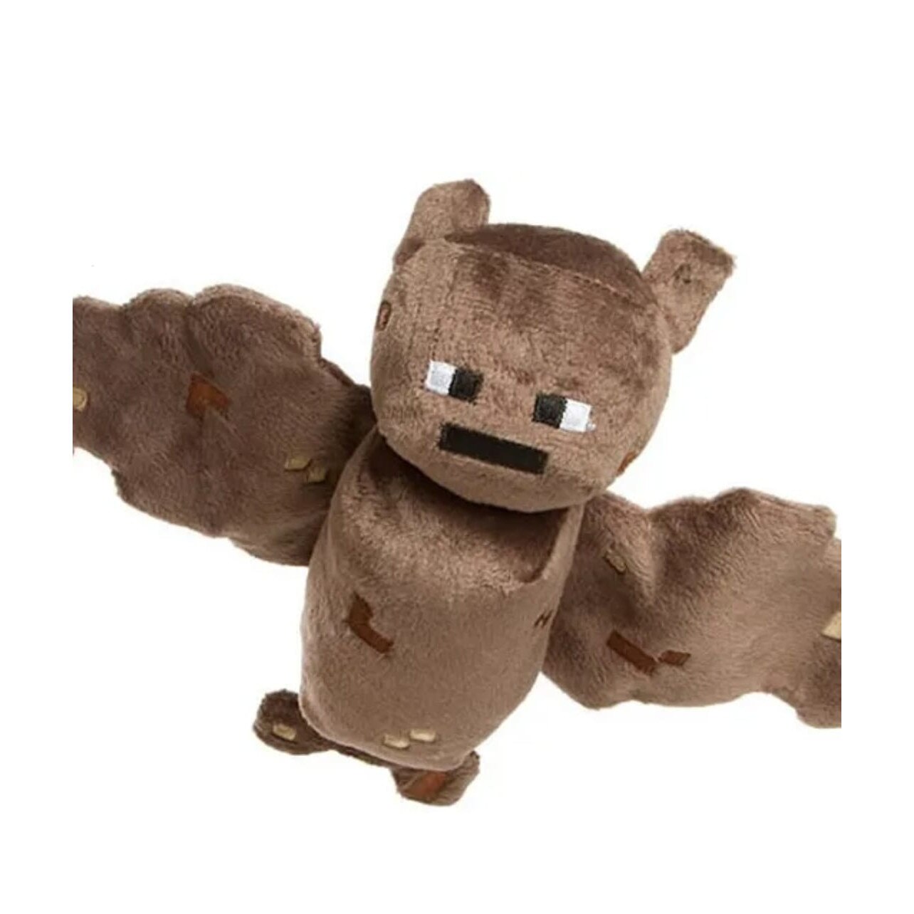 Jucarie de plus, tip Minecraft, cu ventuza, maro inchis, 15 cm - eMAG.ro