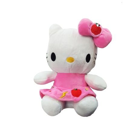 Jucarie de plus, tip Hello Kitty, roz, 20 cm - eMAG.ro