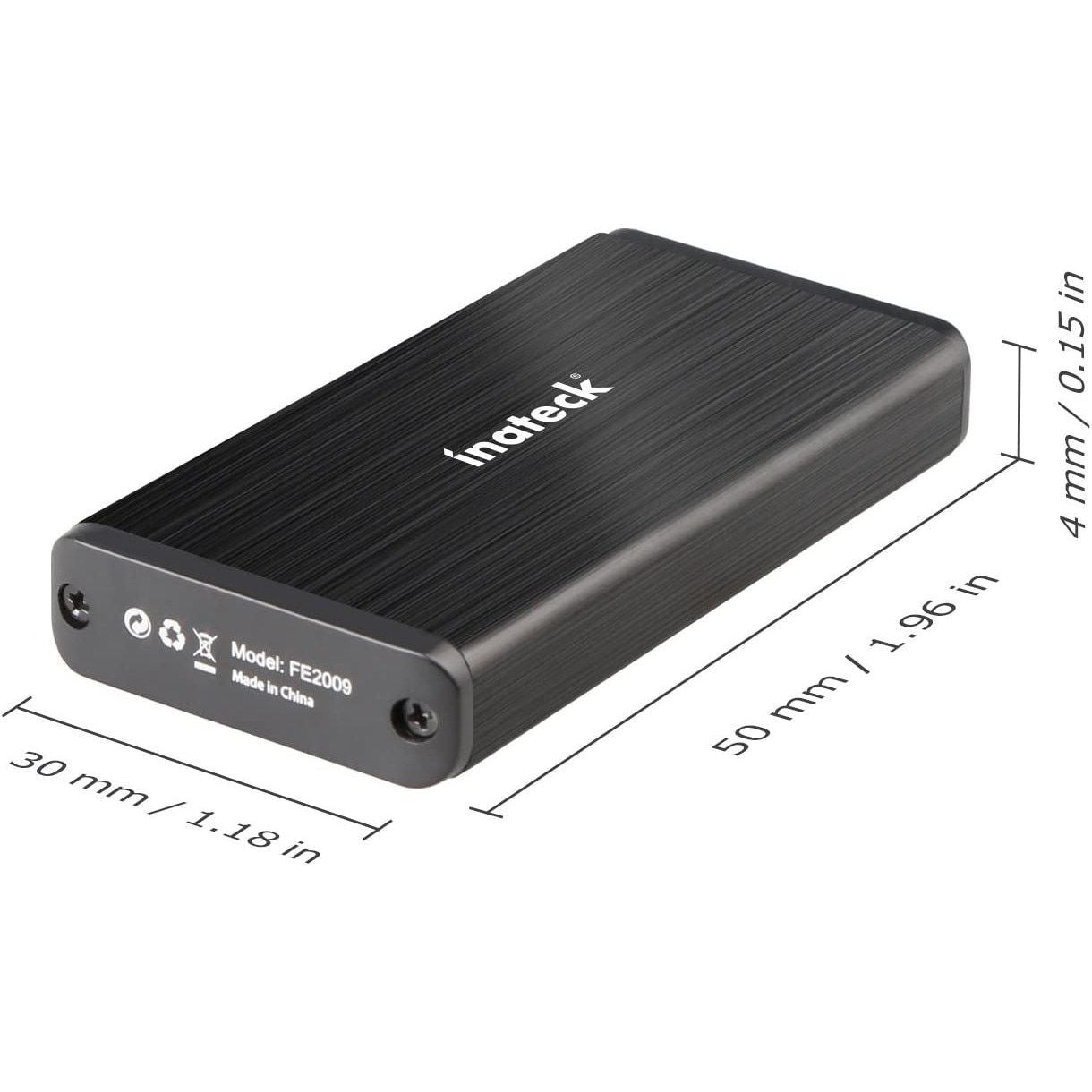 Carcasa adaptor pentru carcasa SSD din aluminiu USB 3.0 M50 mSATA cu ...