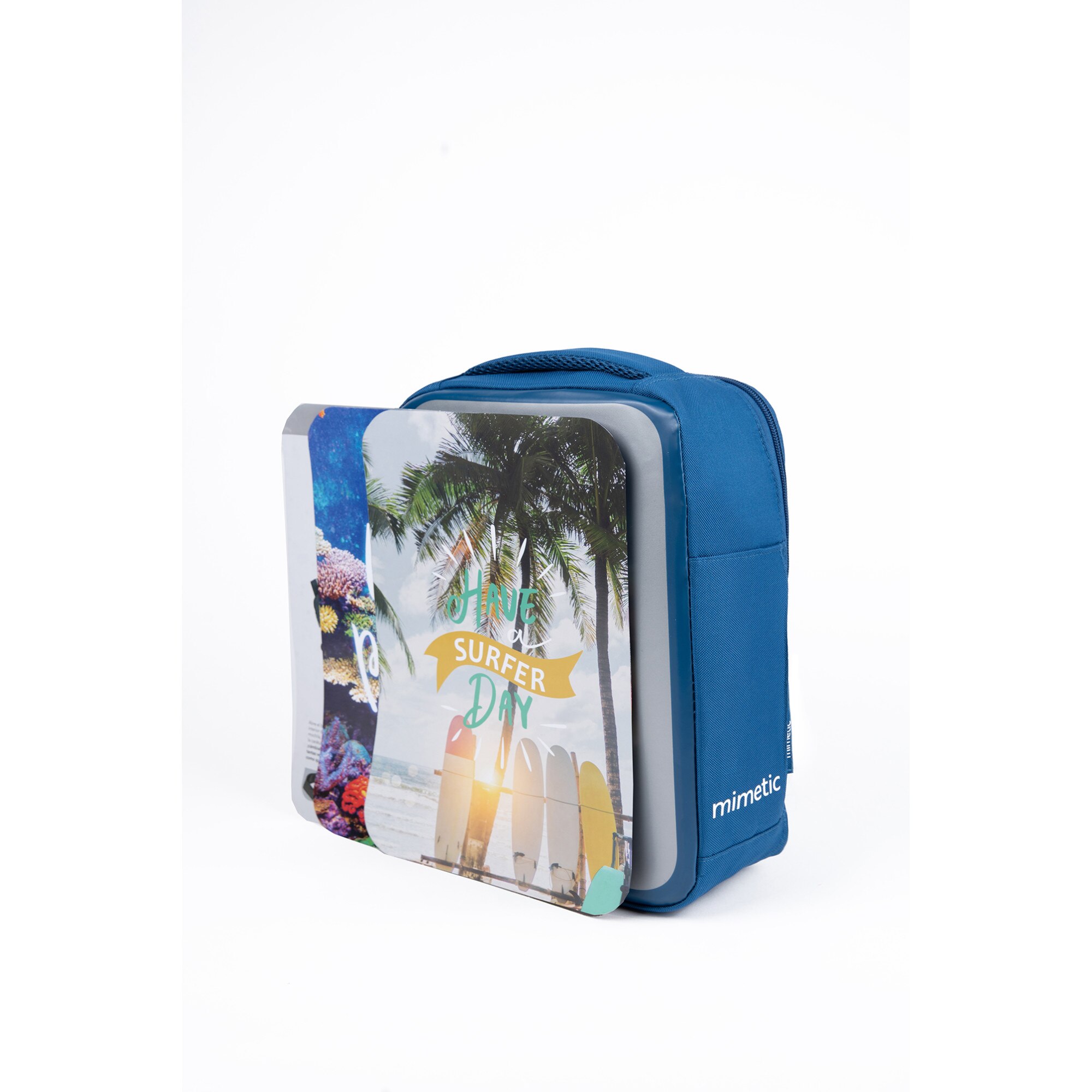 Rucsac pentru gradinita Mimetic personalizabil 32 cm albastru - eMAG.ro