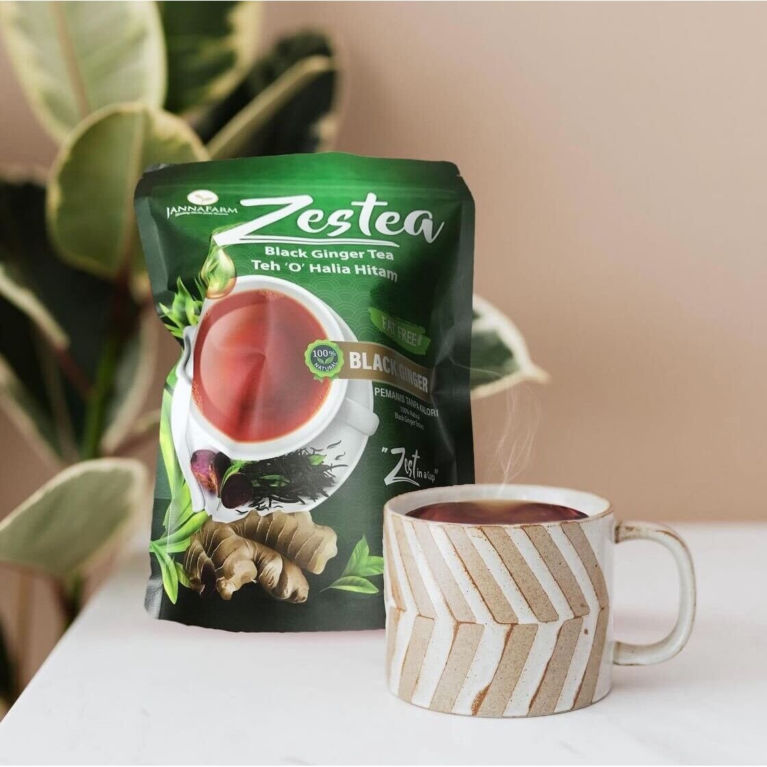 Чай от черен джинджифил Zestea, 15г х 10 пакета - eMAG.bg